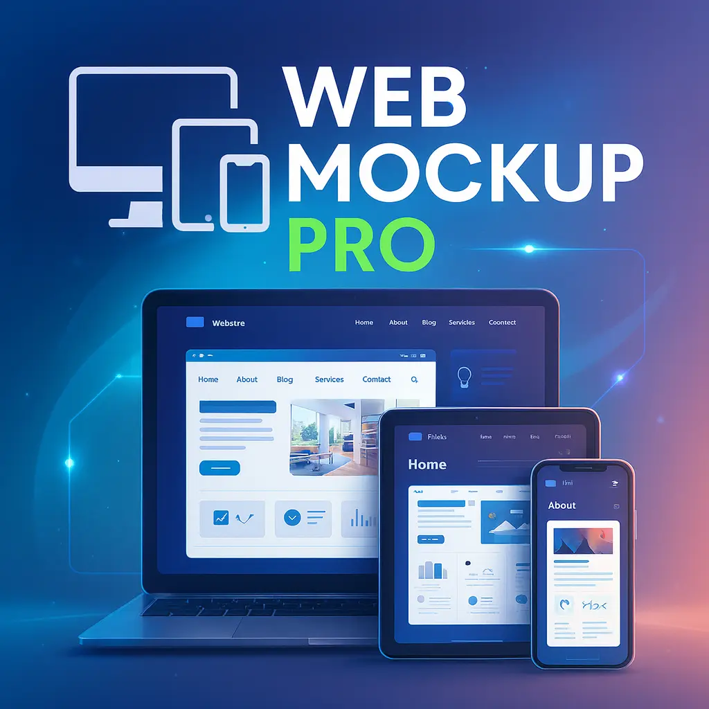 Web Mockup Pro - Generate Professional Mockups for Your Portfolio
